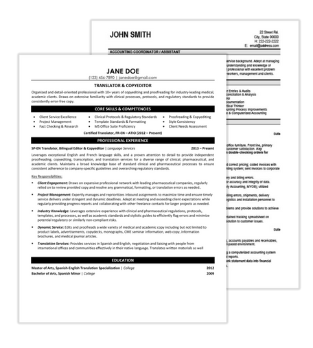 Bilingual Resume Writing Services | Resume Target