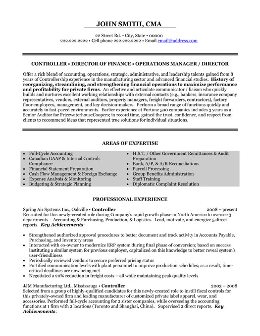 Top Finance Resume Templates Samples