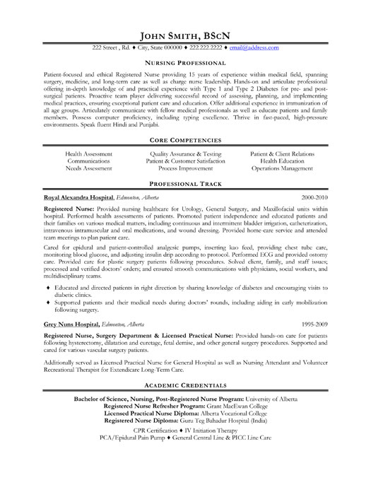 Nursing Cv Examples Er Nurse Resume Example Be Specific In Your 