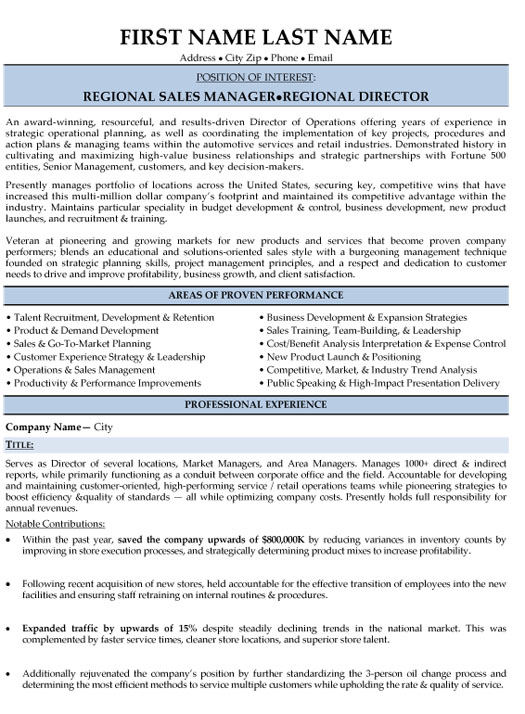 Top Sales Resume Templates Samples